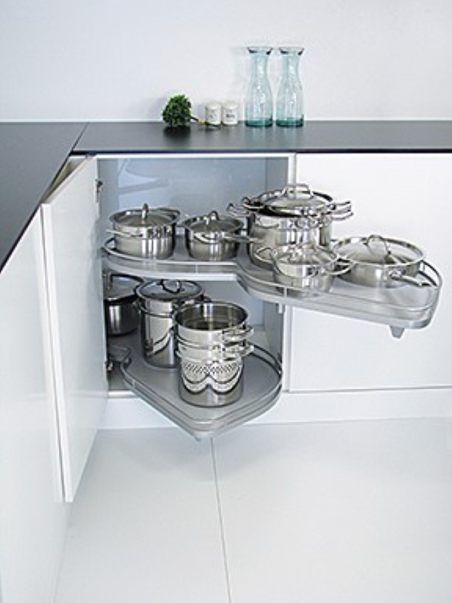 K2LM450SCR Kesseböhmer LeMans II Chrome Arena Base Corner Pull-out for ...