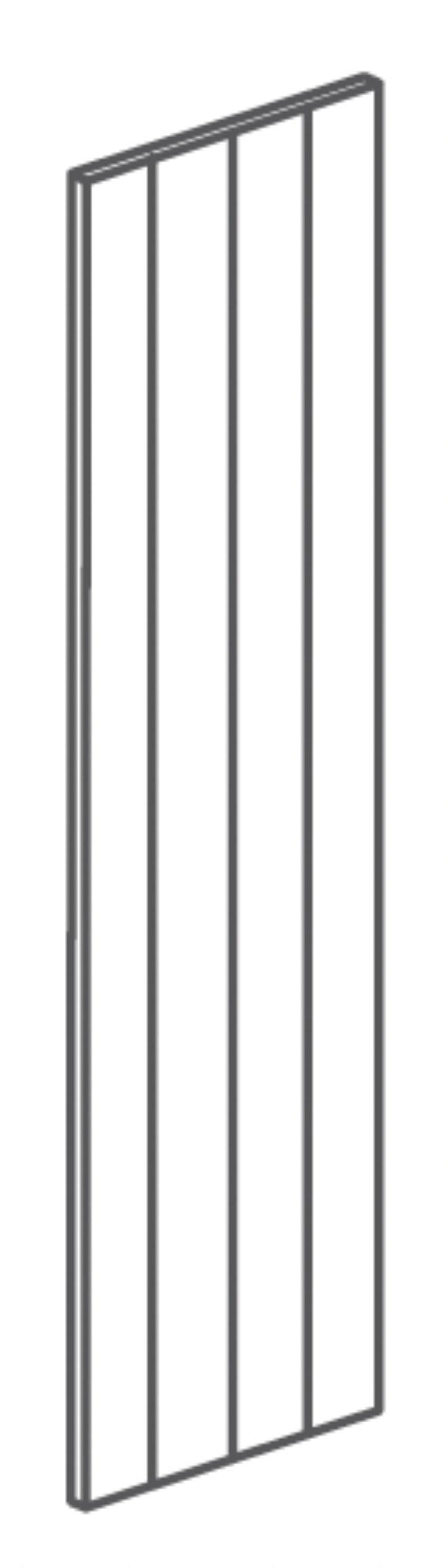 HUPGP24 Hunton Porcelain End panel, H2400mm, W650mm, D18mm | PWS ...