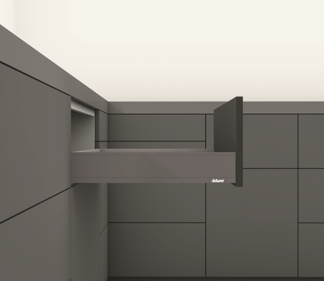 PSTT450/400STL Blum Tandembox Spacetower Antaro Grey Pre-assembled ...
