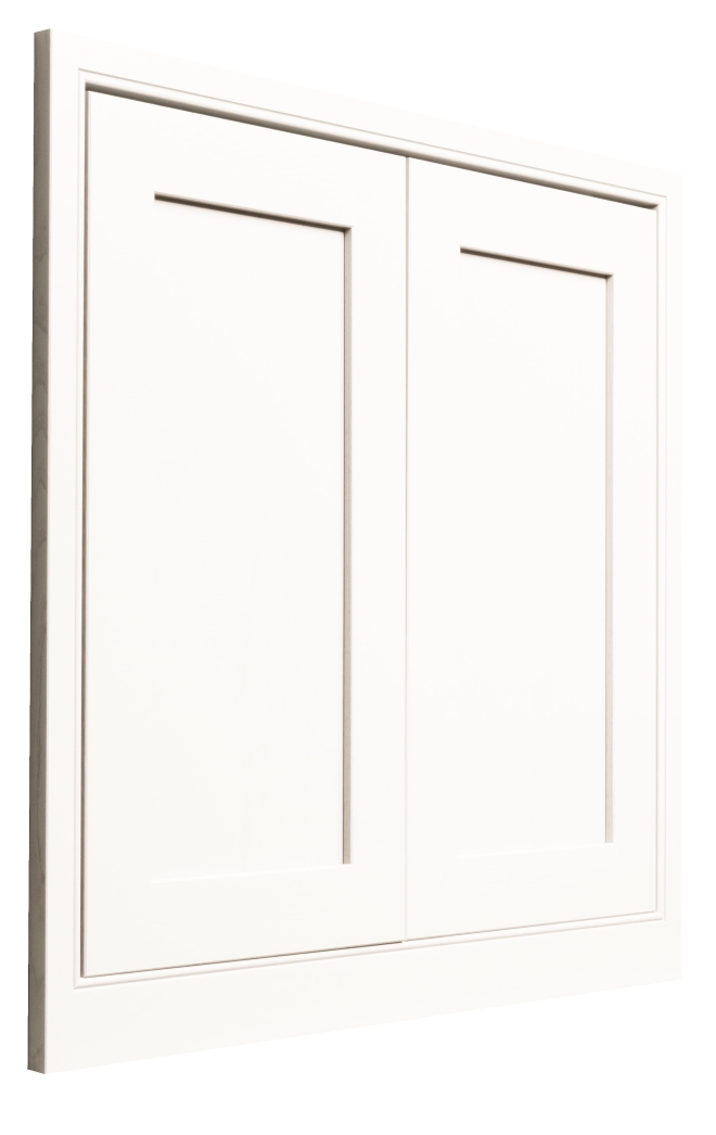YPCD1245X597 Clarendon Porcelain Combination fridge freezer door ...