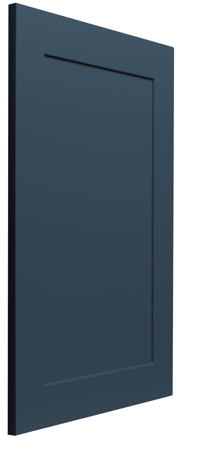 HUB685 Hunton Hartforth Blue Shaker Door H685mm W497mm D18mm PWS hub685-hunton-hartforth-blue-shaker-door-h685mm-w497mm-d18mm-pws