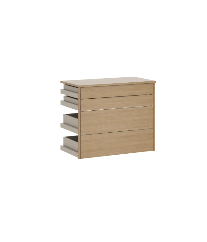 KD1309S4800 Oak Drawer pack for use with 900 Double Wardrobe | PWS ...