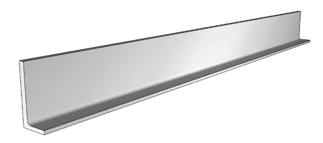 GPT4100 Rail Profiles Base Handleless Profile, top, H56.5mm, W4100mm ...