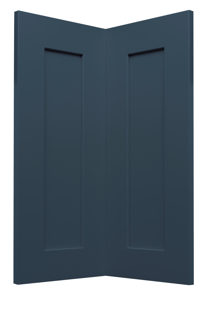 MGBCDS Mornington Shaker Hartforth Blue 715x313x20mm Base corner door ...
