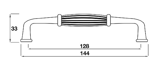 H351.128.AP ***D handle, 128mm, die-cast, antiqued pewter effect | PWS ...