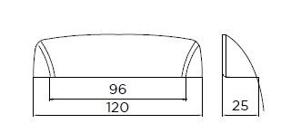 H1104.96.HB ***Hoxton, cup handle, 96mm, Hartforth Blue | PWS ...